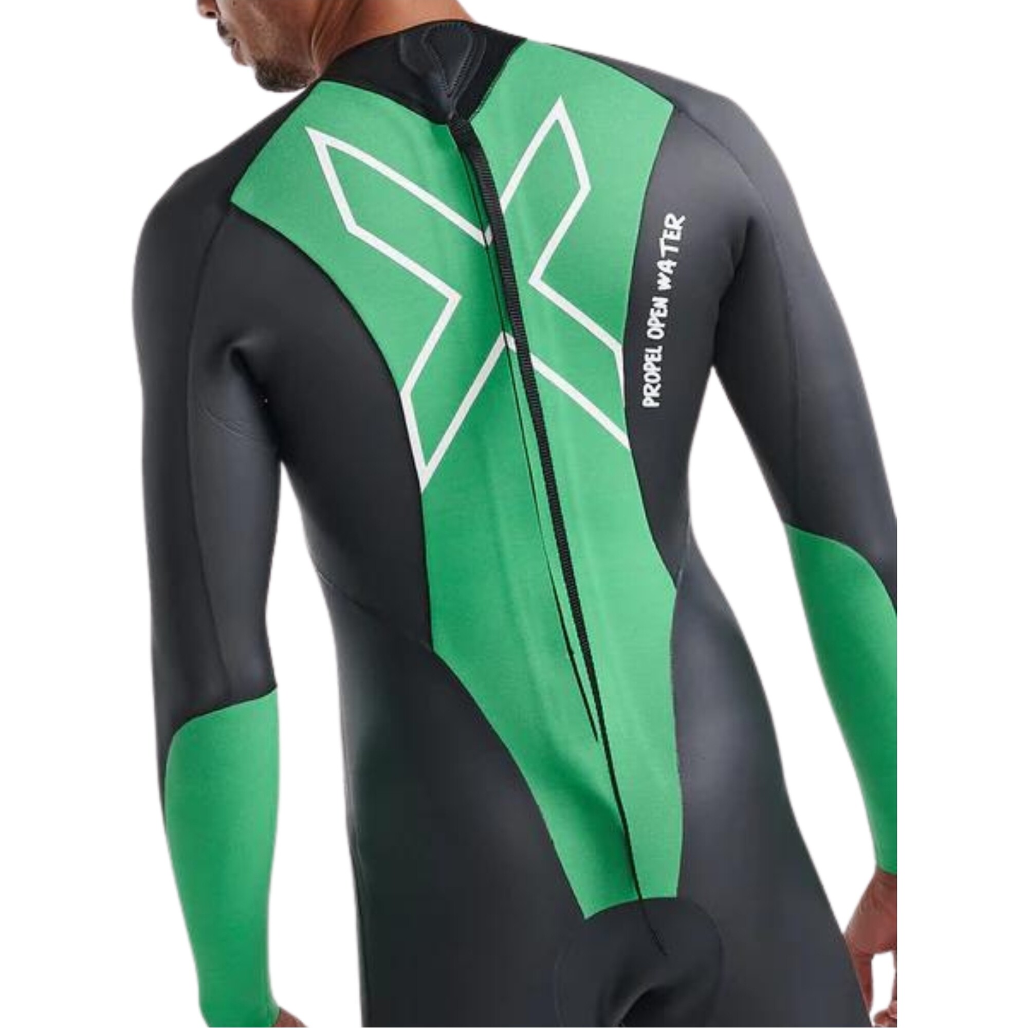 2025 2XU Mens Propel Open Water Swim Wetsuit MW7144c - Black / Bright ...