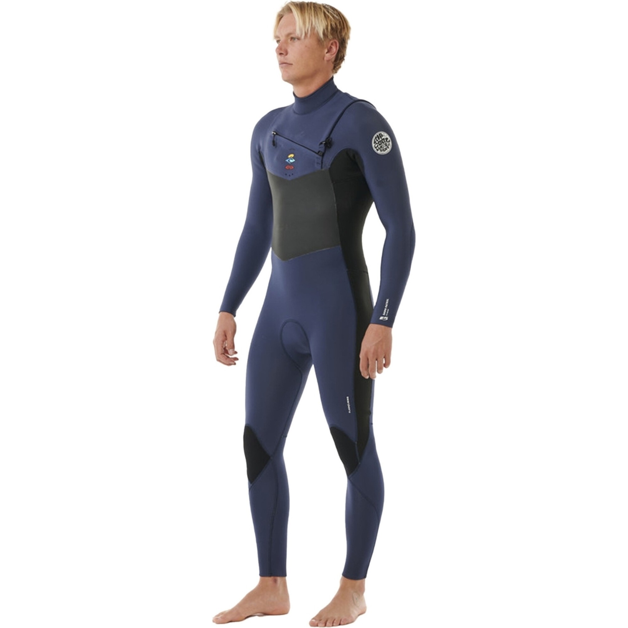2025 Rip Curl Mens Dawn Patrol 5/3mm Chest Zip Wetsuit 156MFS - Dark ...