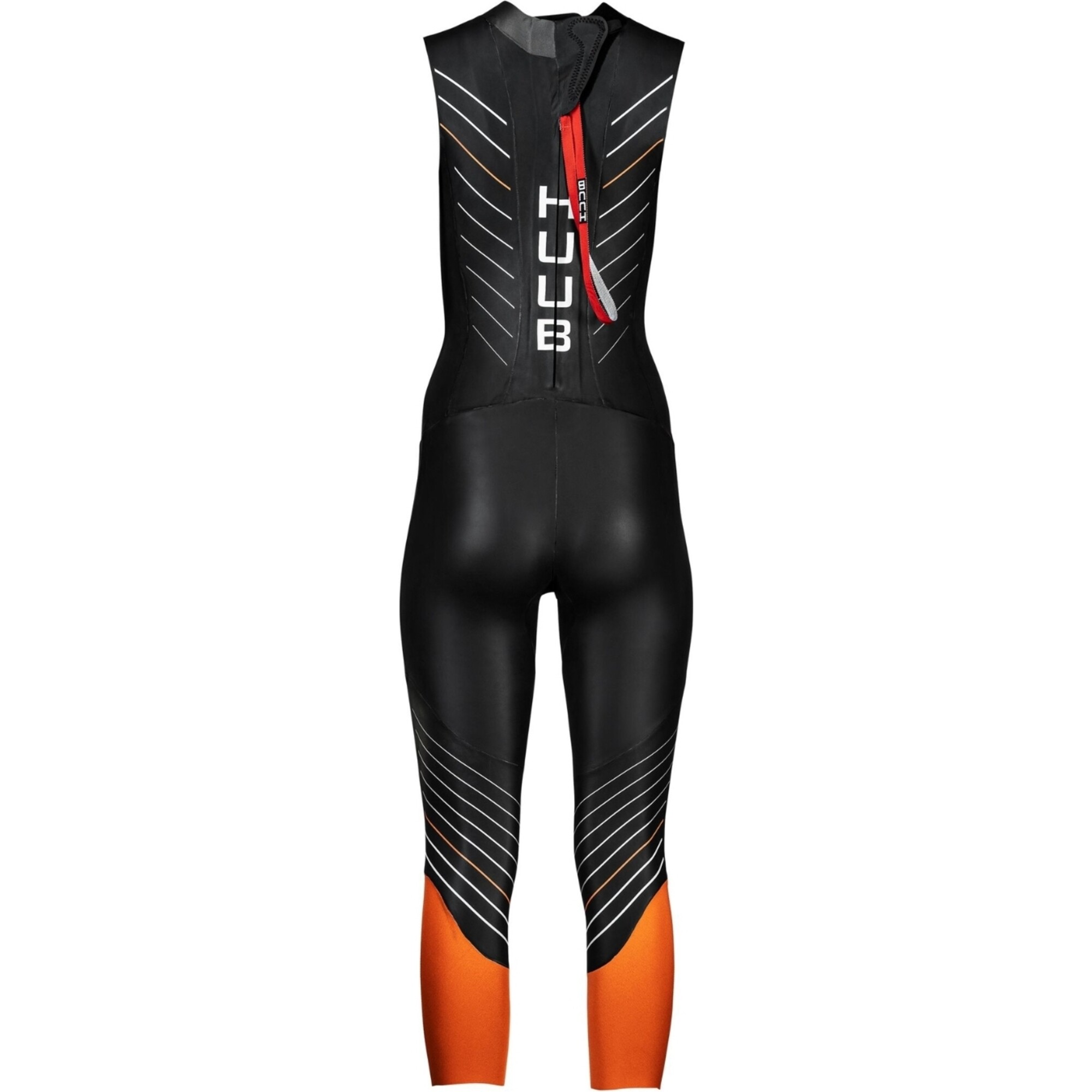 2025 Huub Mens Araya Sleeveless Wetsuit - Black / Orange - ARAYAS-L ...
