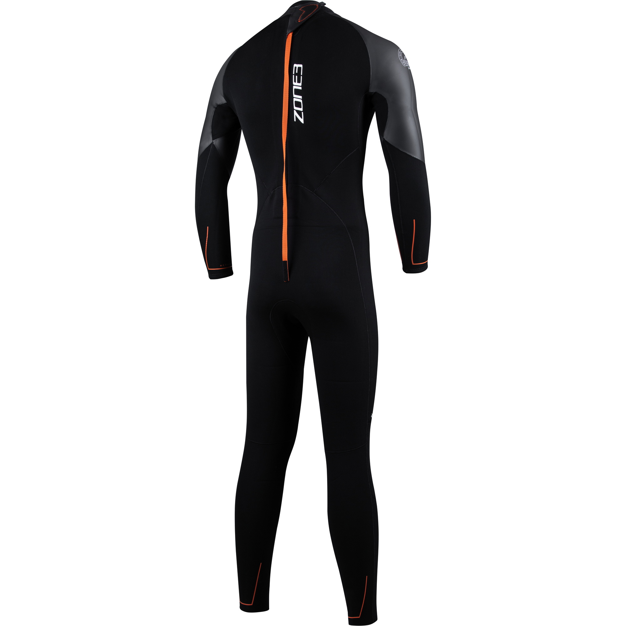 2025 ZONE3 Mens Active-Flex Wetsuit WS25MACTF101 - Black / Orange ...