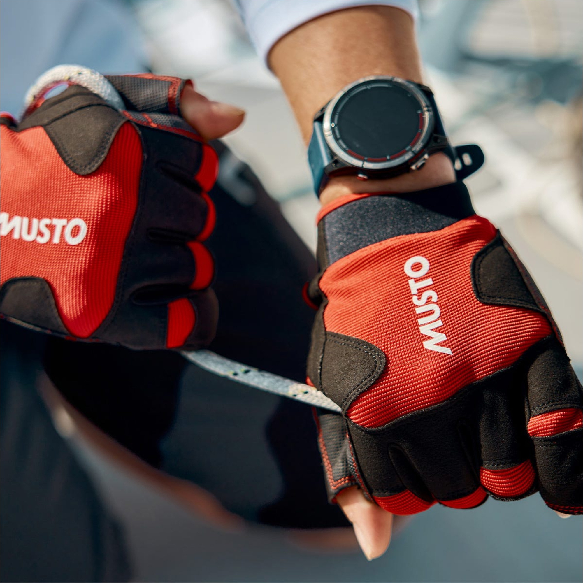 2025 Musto Performance Short Finger Gloves 2 0 86120 - Black - Sailing ...