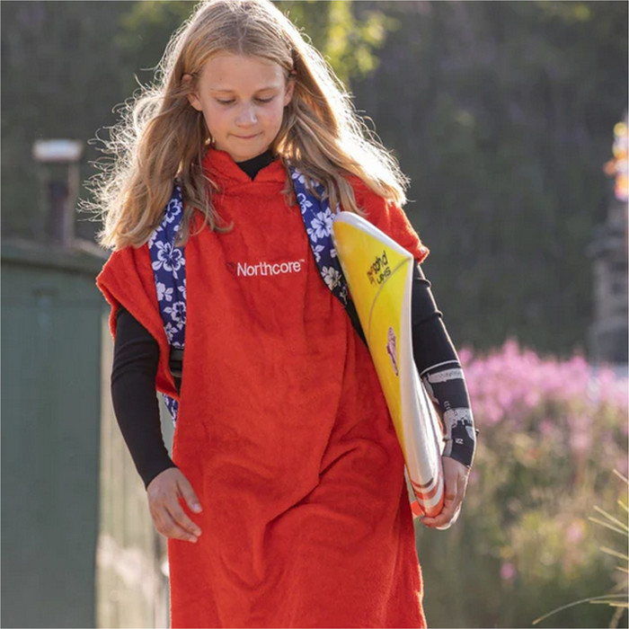 2025 Northcore Kids Beach Basha Hooded Towel Changing Robe / Poncho ...