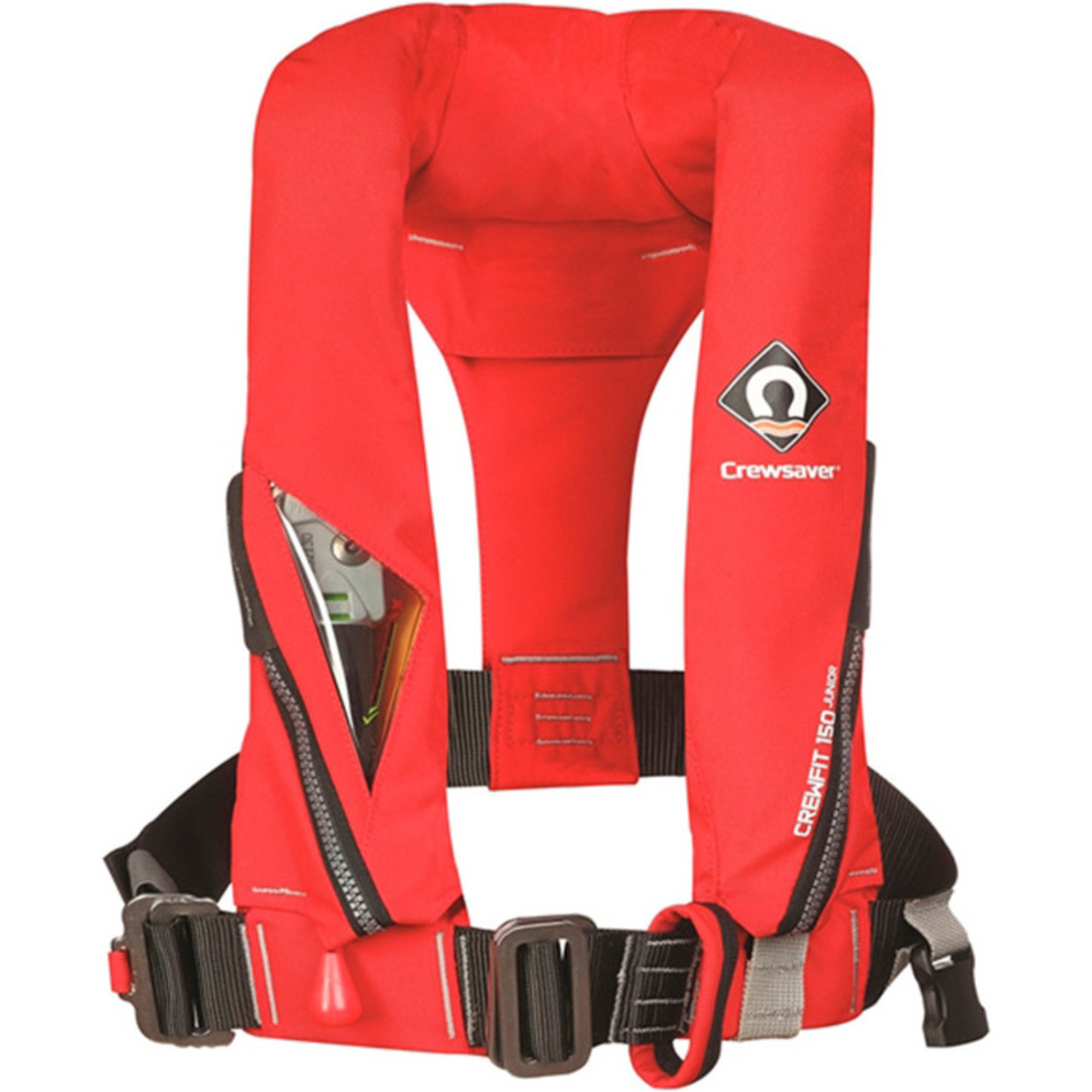 2019 Crewsaver Crewfit 150N Junior Lifejacket Auto With Harness Red ...