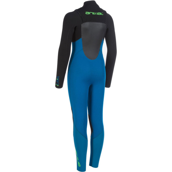 2020 Animal Junior Lava 4/3mm Chest Zip Wetsuit AW0SS600 - Marina Blue ...