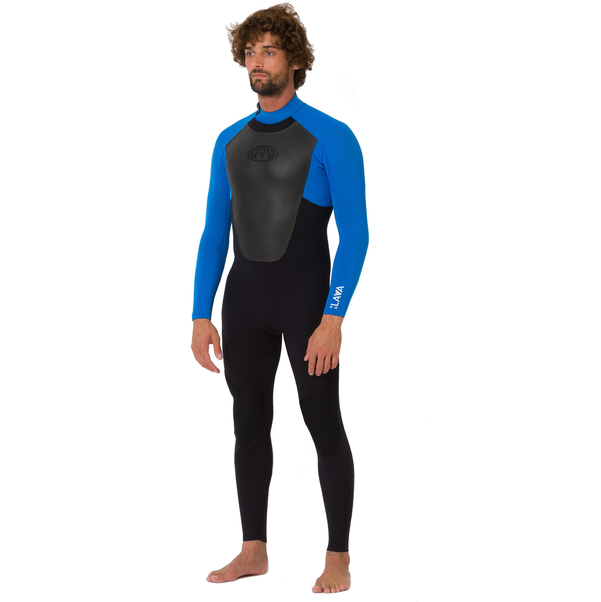 2019 Animal Mens Lava 3/2mm Back Zip GBS Wetsuit Black AW9SQ007 ...