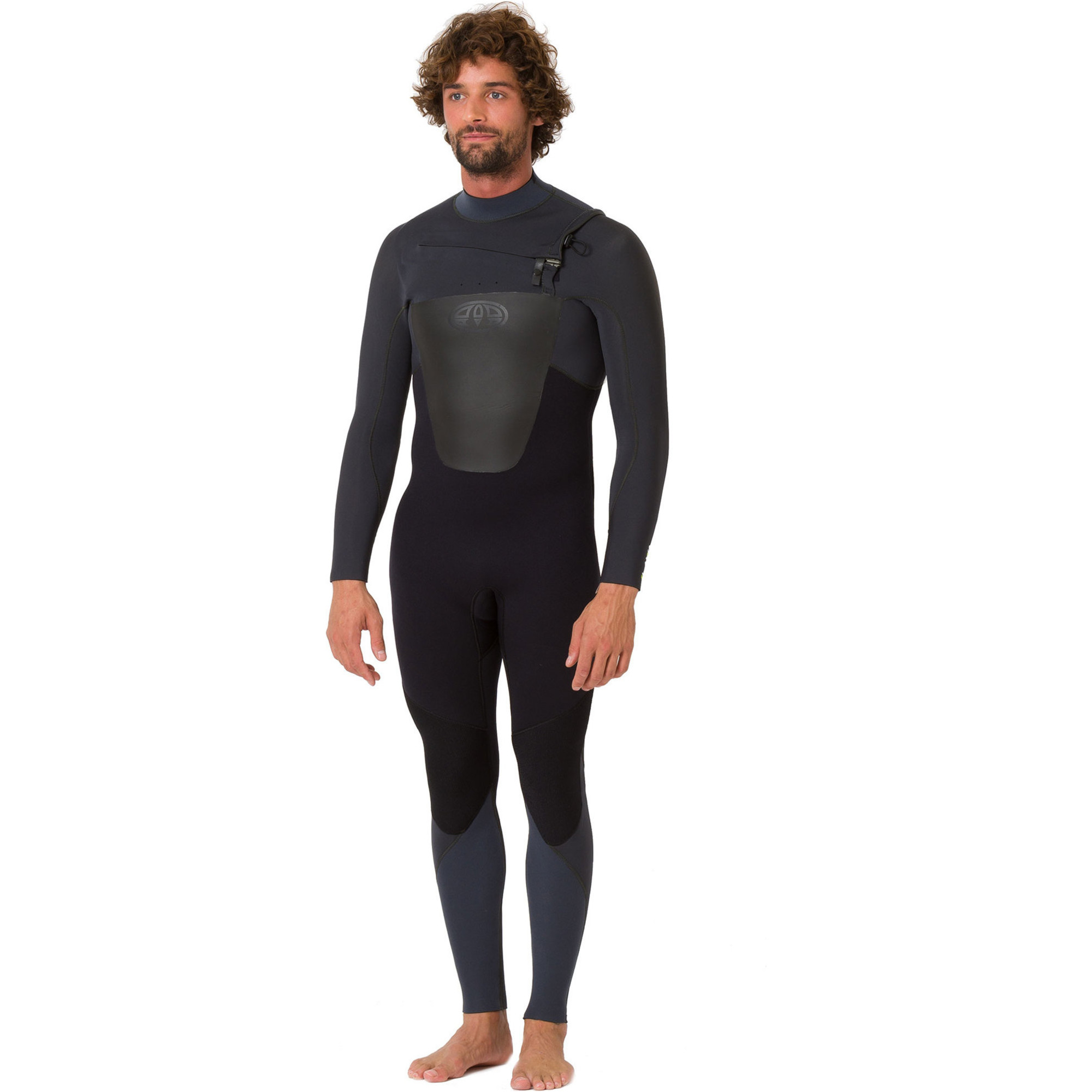 2019 Animal Mens Lava 4/3mm GBS Chest Zip Wetsuit Black AW9SQ004 ...