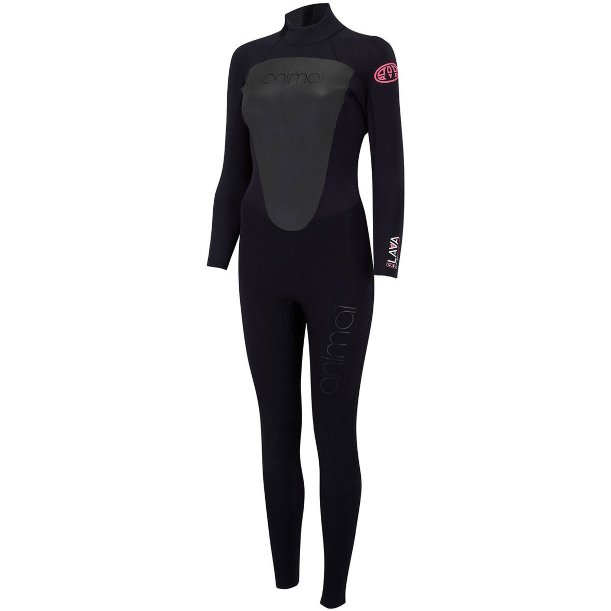 Animal Womens Lava 4/3mm Back Zip GBS Wetsuit Black AW8SN300 - Wetsuits ...