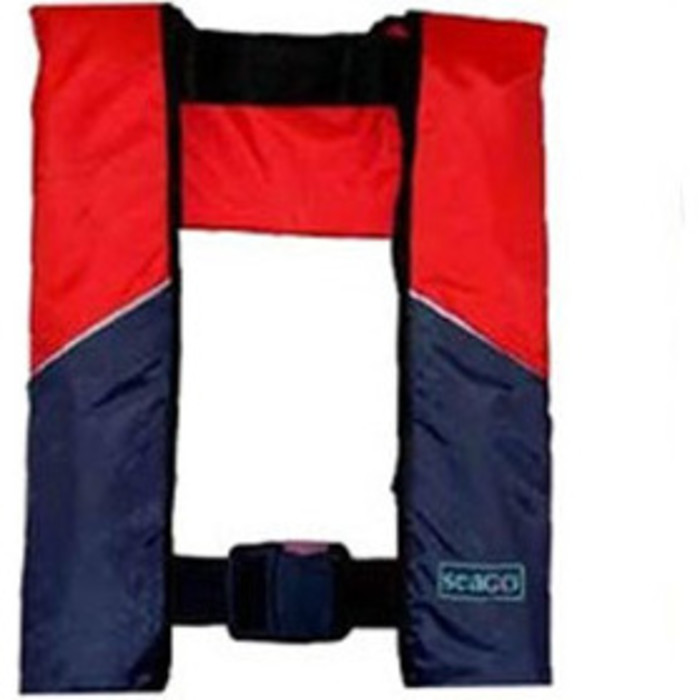 Seago Yachting 180N Classic Life Jacket in RED/NAVY Automatic - Accessories | Wetsuit Outlet