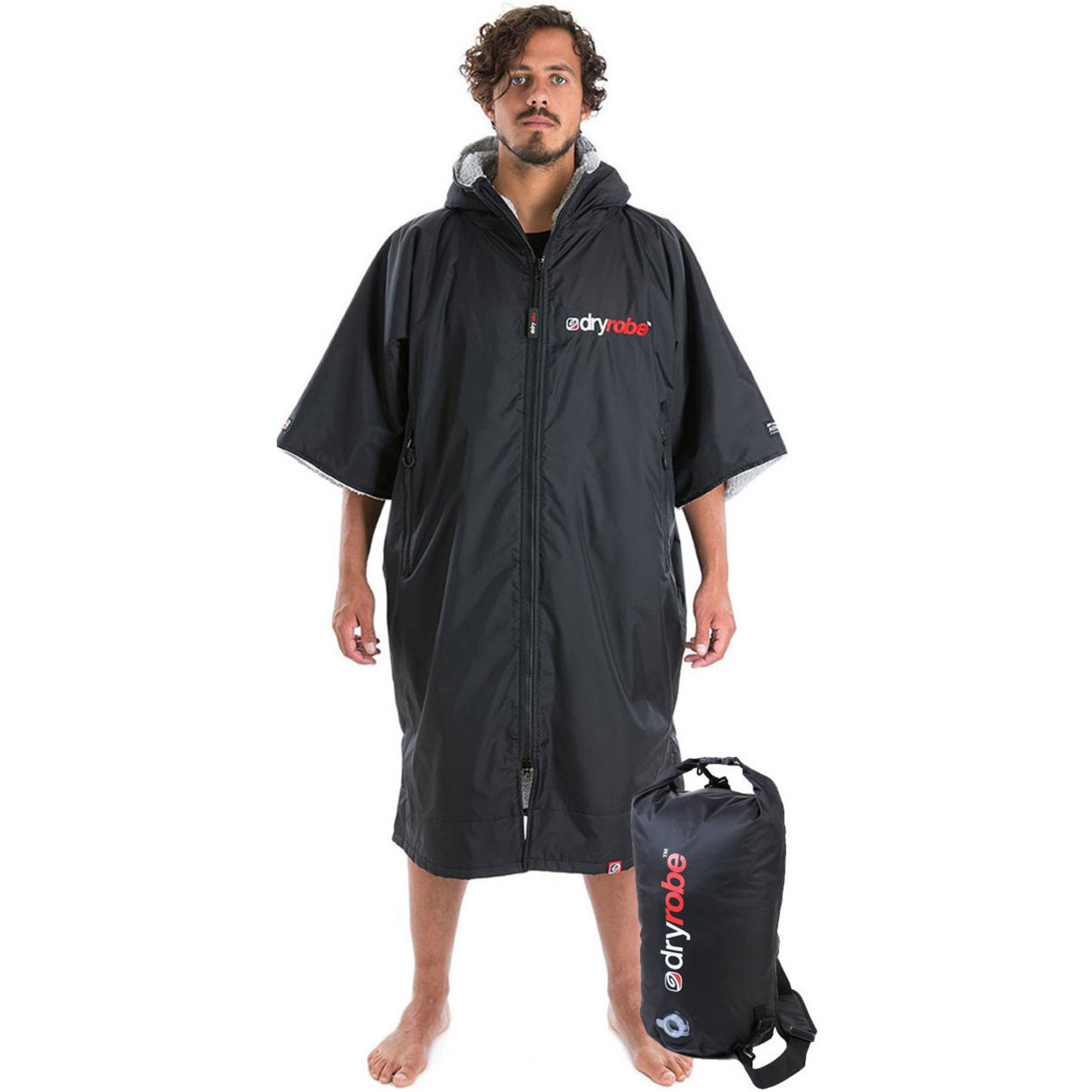2022 Dryrobe Advance Short Sleeve Premium Changing Robe & Compression ...