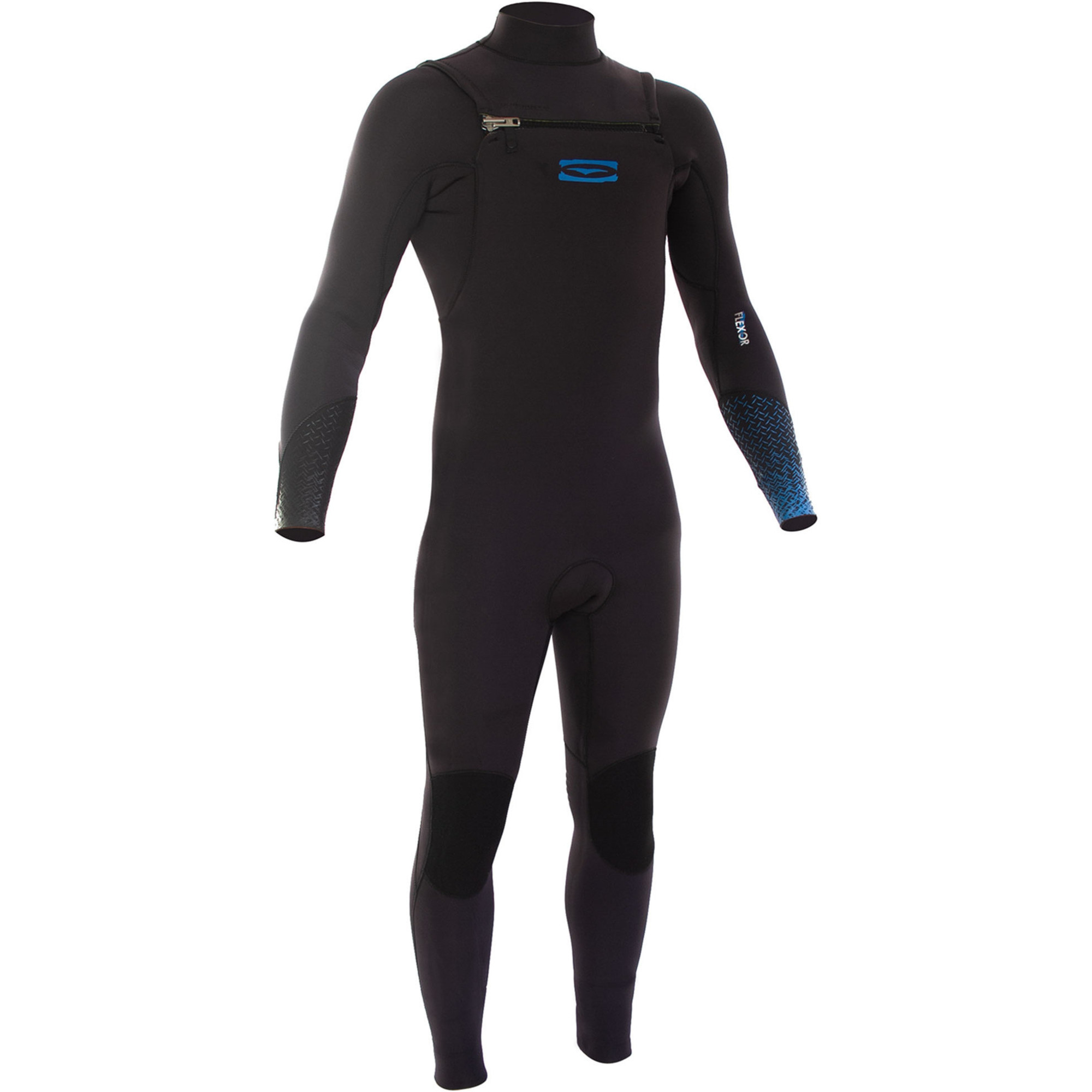 2019 Gul Flexor III 5/4mm BS Chest Zip Wetsuit Black FX1202-B5 ...