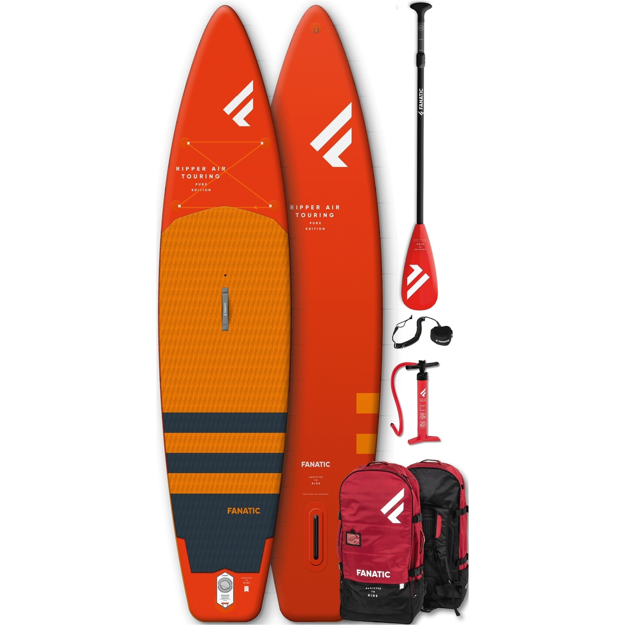 2024 Fanatic Ripper Air Touring 10' Inflatable SUP Package - Board Bag ...