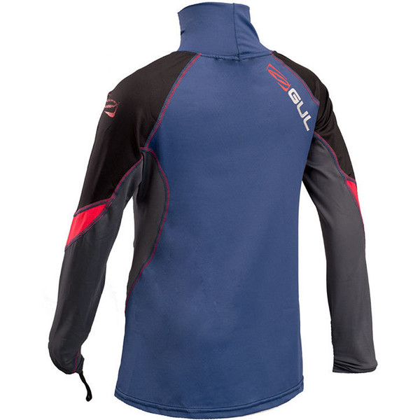 GUL Junior Long Sleeve Rash Vest Blue / Red RG0344-B4 - Wetsuits - Rash ...