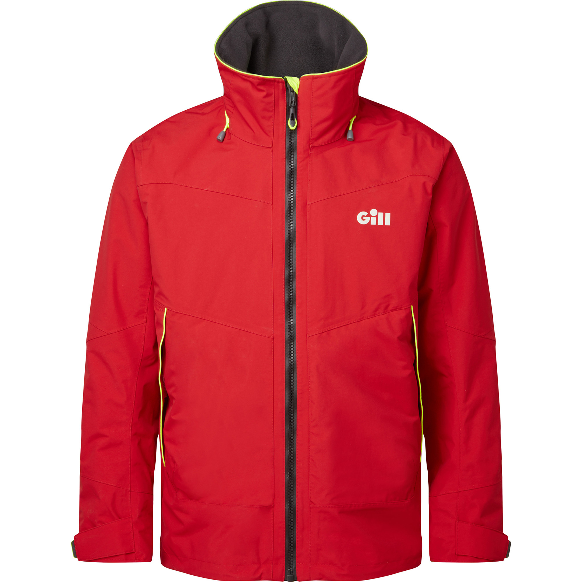 Gill Mens OS3 Coastal Jacket OS32J - Red - Sailing - Sailing - Yacht ...