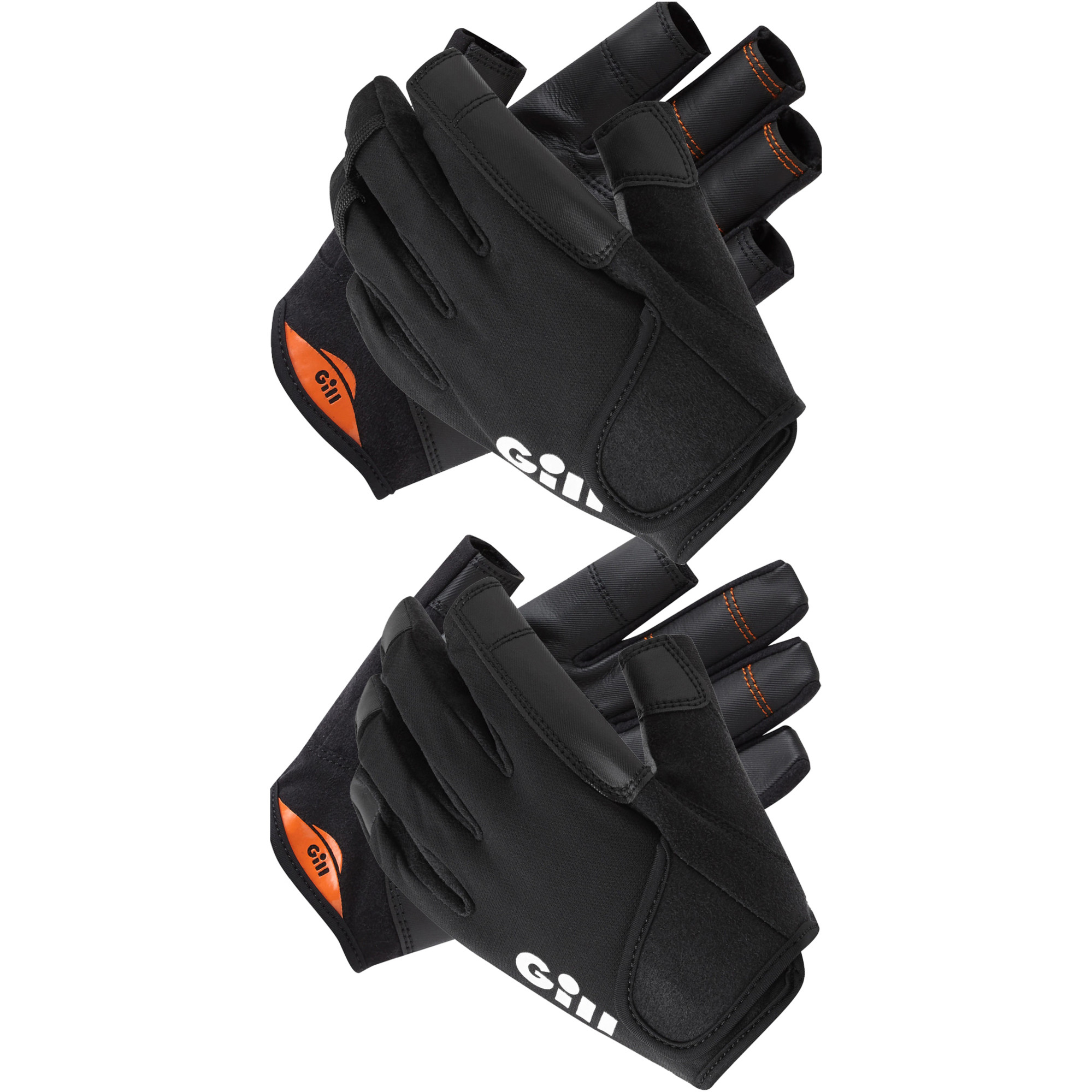 Gill Double Pack Championship Short & Long Finger Sailing Gloves ...