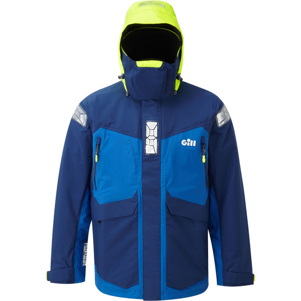 2021 Gill OS2 Mens Offshore Jacket Blue OS24J - Sailing - Sailing ...
