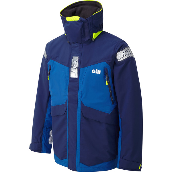 2021 Gill OS2 Mens Offshore Jacket Blue OS24J - Sailing - Sailing ...