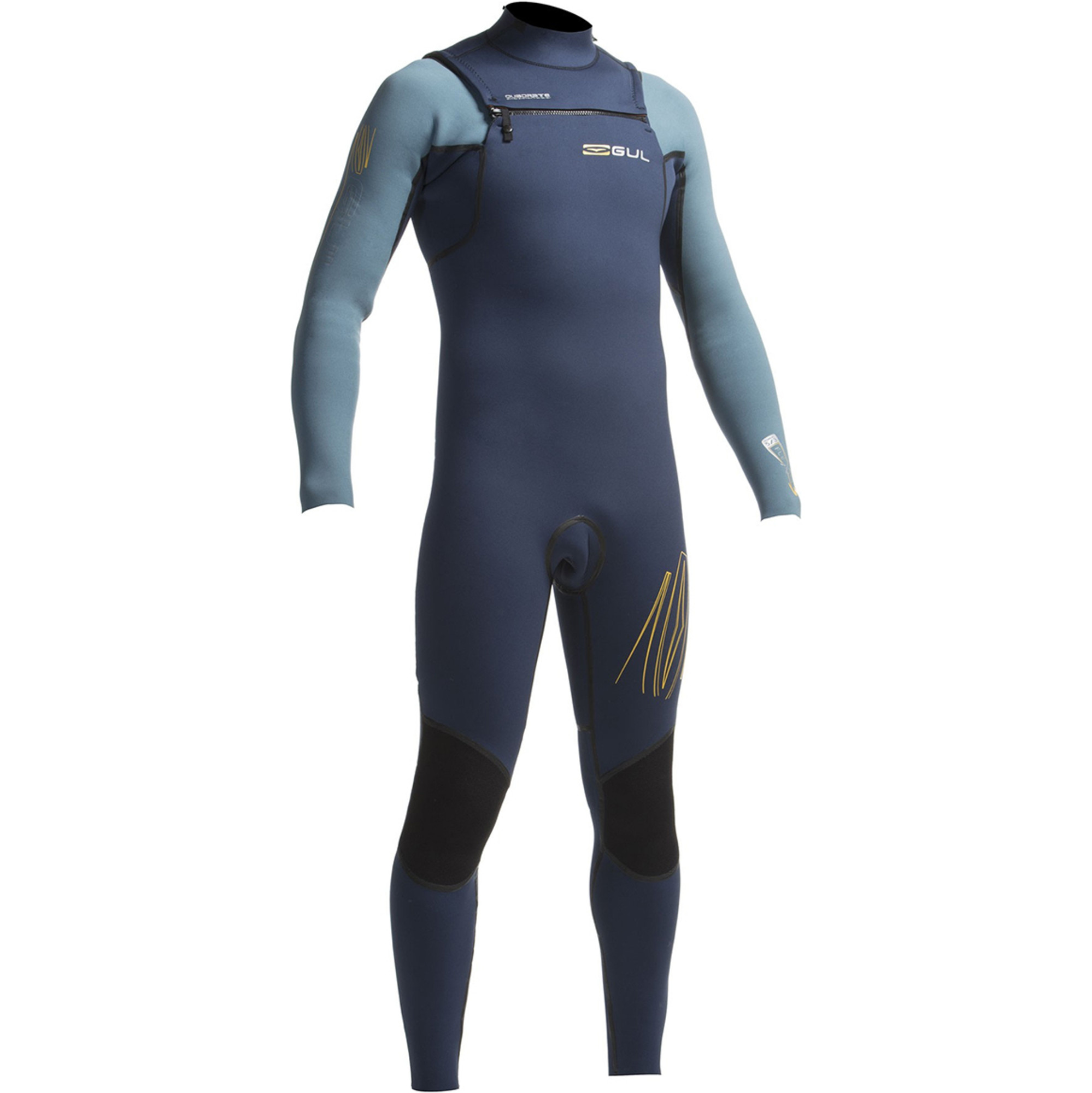 Gul Flexor III 5/3mm GBS Chest Zip Wetsuit Blue/Pewter FX1202 ...