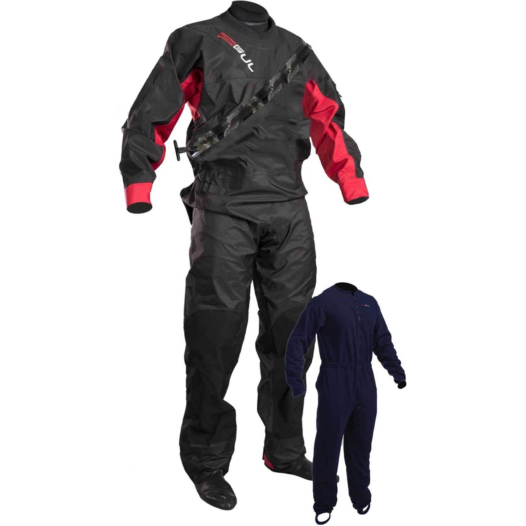 2021 Gul Mens Dartmouth Eclip Zip Drysuit Inc Underfleece GM0378-B5 ...