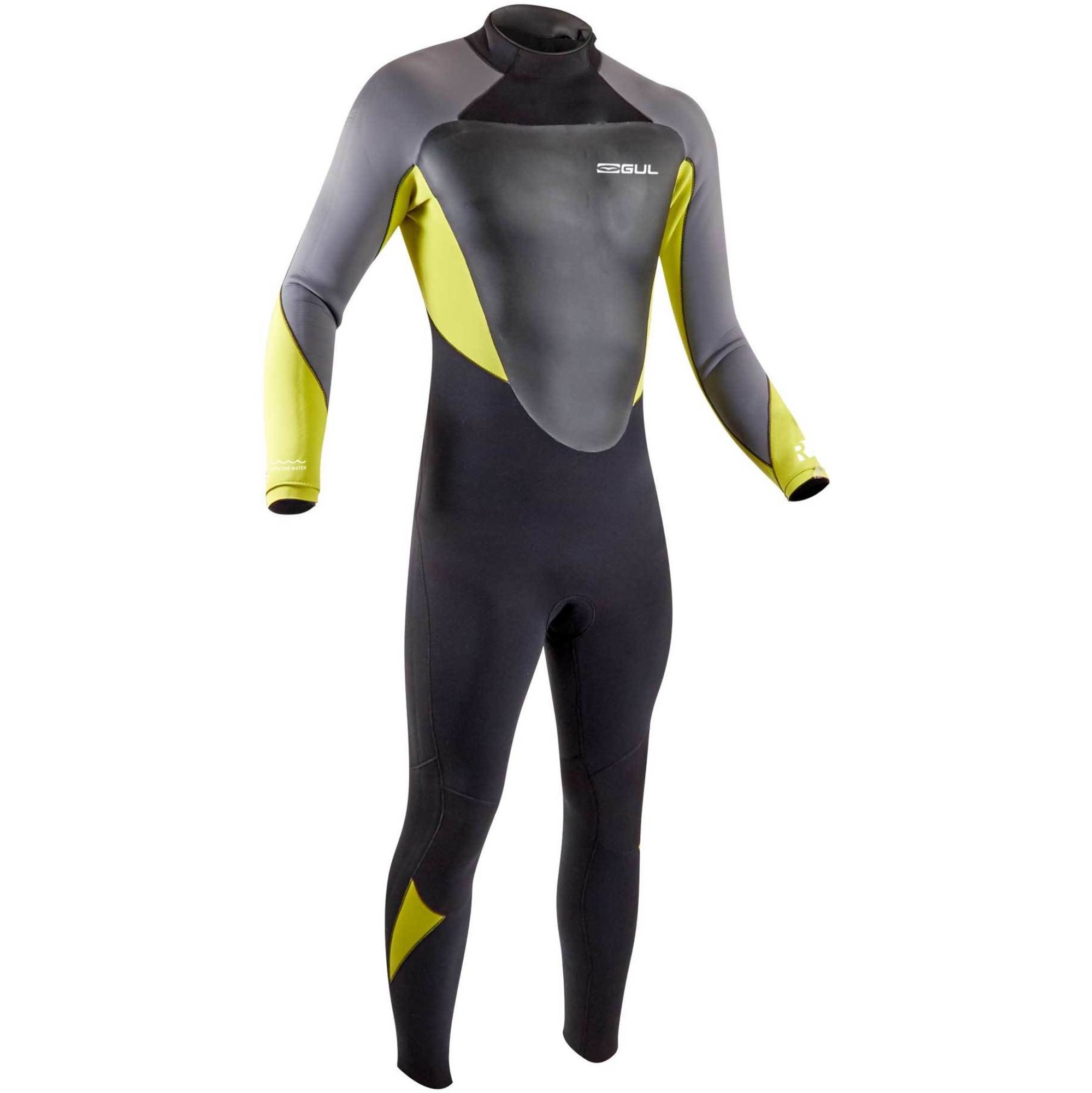 2021 Gul Mens Response 3/2mm Back Zip GBS Wetsuit RE1231-B9 - Black ...