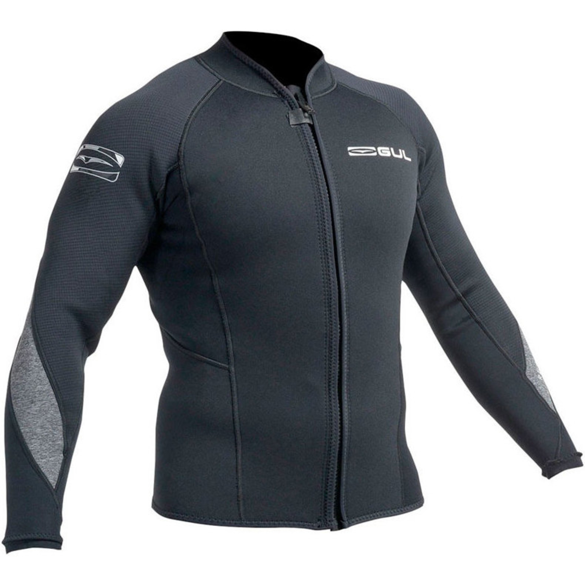 Gul Response 3mm Flatlock Bolero Wetsuit Jacket BLACK RE6304-A9 ...