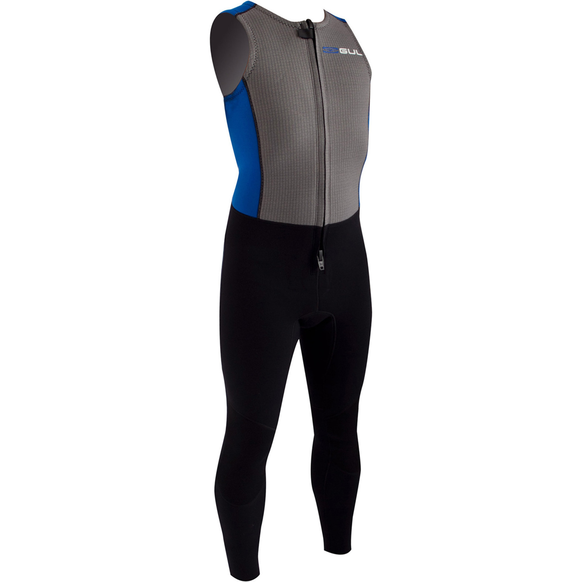 Gul Response 3mm Long John Wetsuit in Black / Cyan RE4313 - Wetsuits ...