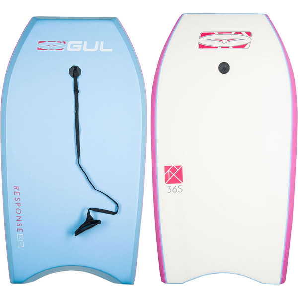 2024 Gul Response Junior 36 Bodyboard - Light Blue / Pink Rail GB0022 ...