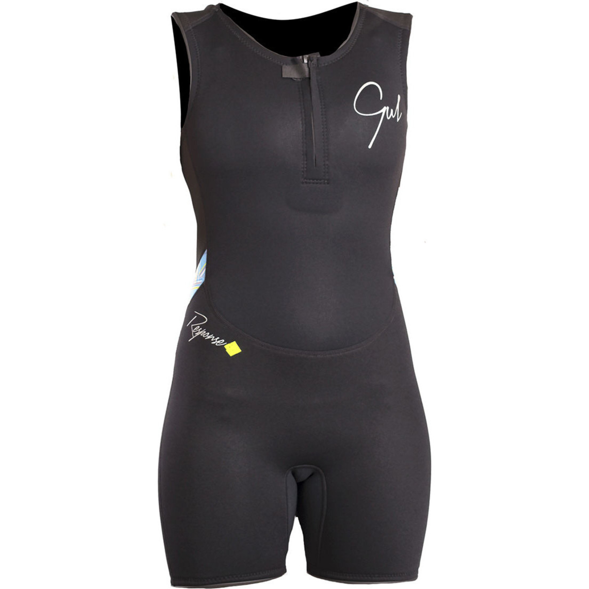 2019 Gul Response Womens 3/2mm Flatlock Short Jane Wetsuit BLACK ...