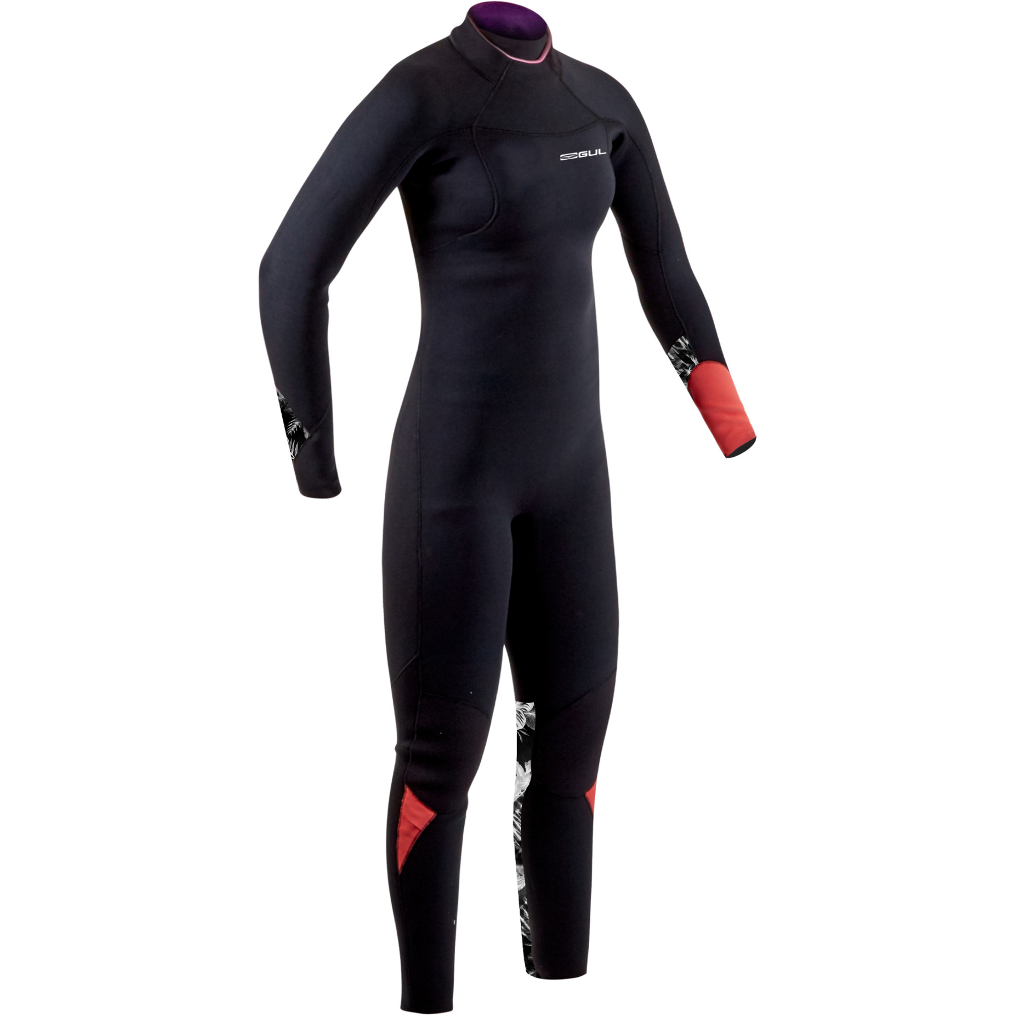 2021 Gul Womens Response Fx 3/2mm Back Zip Wetsuit RE1264-B9 - Black ...