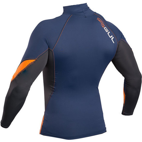2019 Gul Xola Long Sleeve Rash Vest Blue / Orange RG0339-B4 - Wetsuits ...