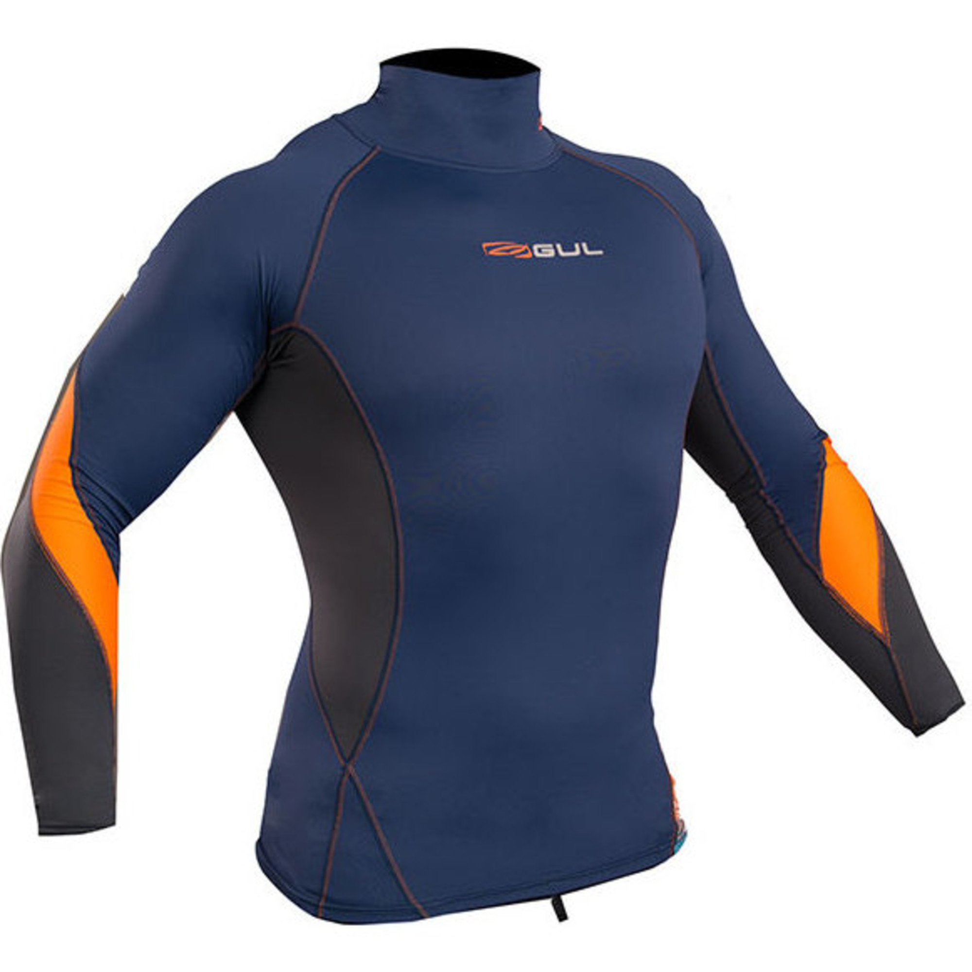 2019 Gul Xola Long Sleeve Rash Vest Blue / Orange RG0339-B4 - Wetsuits ...