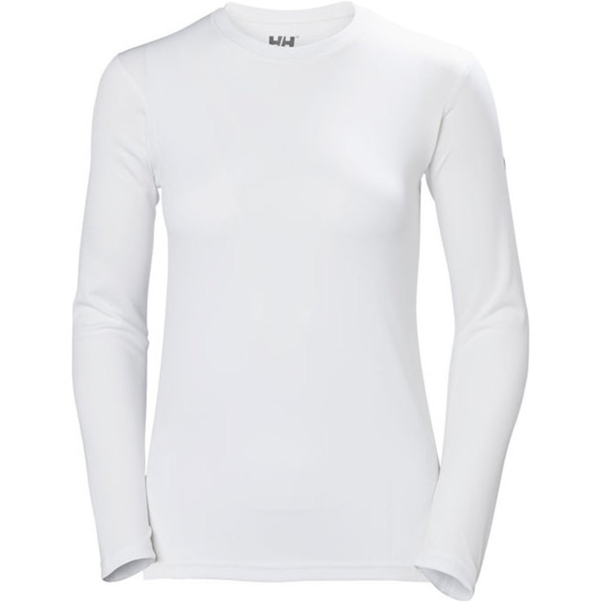 Helly Hansen Womens Tech Crew Long Sleeve Base Layer White 48374 ...