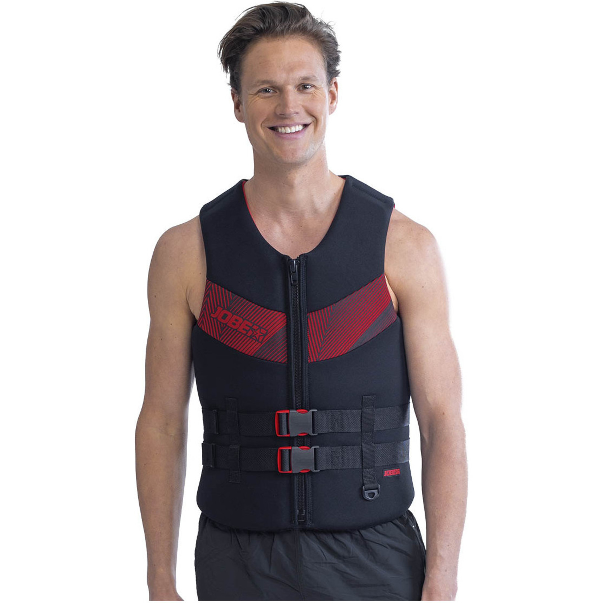 2021 Jobe Mens 50N Neoprene Impact Vest 244920004 - Black / Red ...