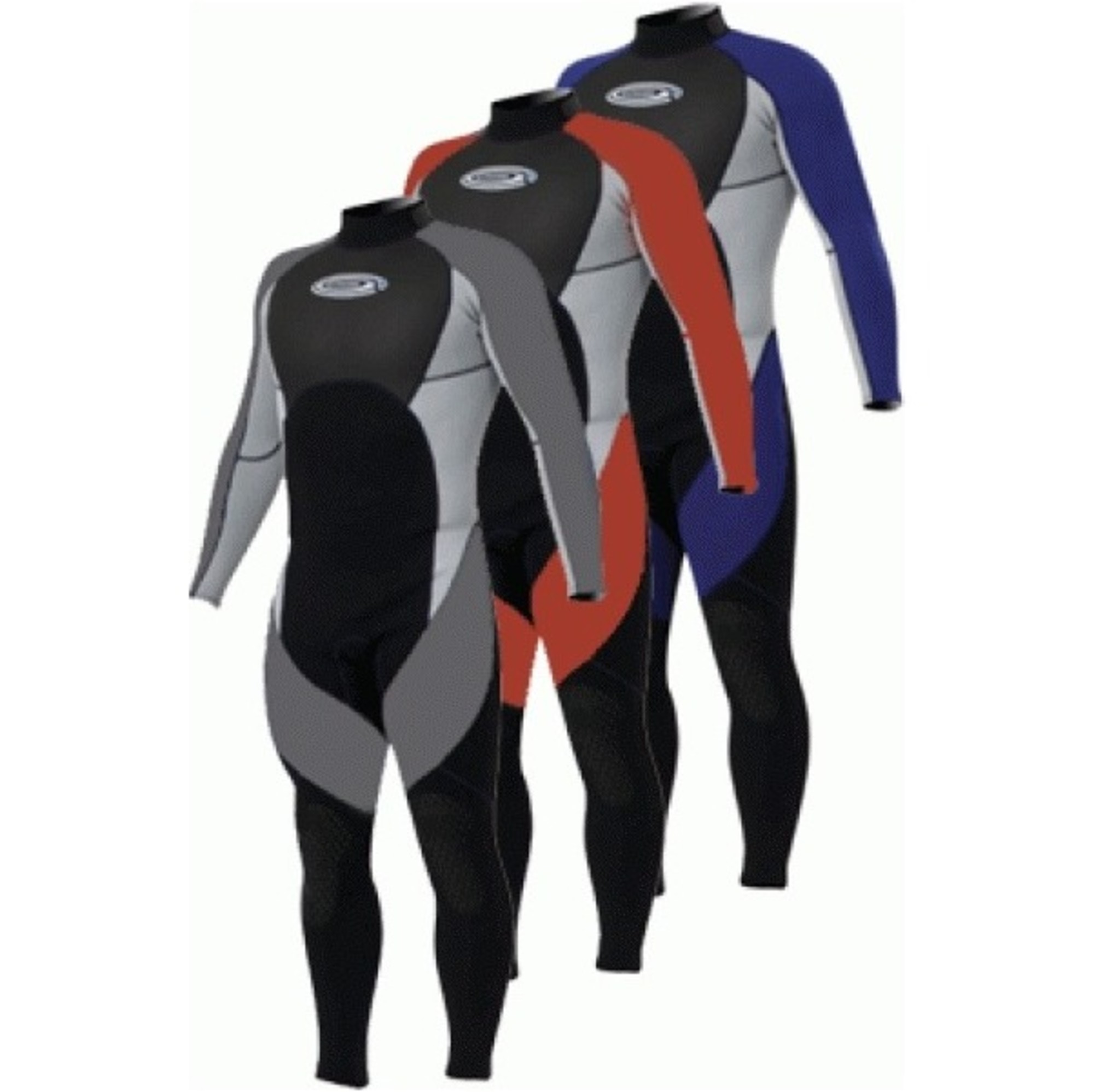 G-force Mens Full 3/2mm Wetsuit GF1303 GREY - Wetsuits - 3mm Wetsuits ...