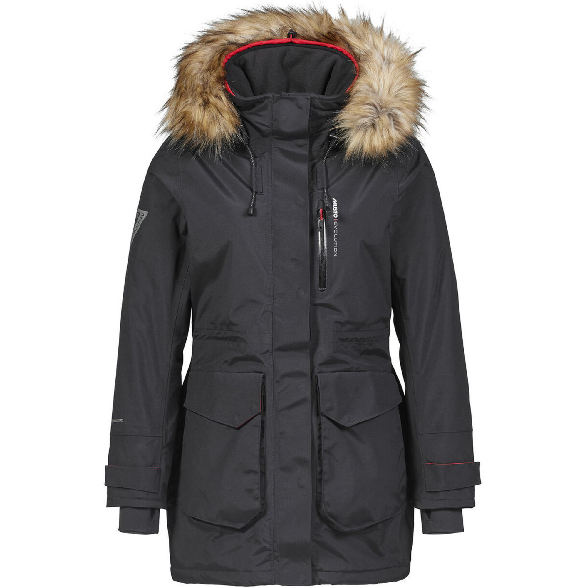 2021 Musto Womens Evolution Primaloft Parka Jacket 82219 - Black ...