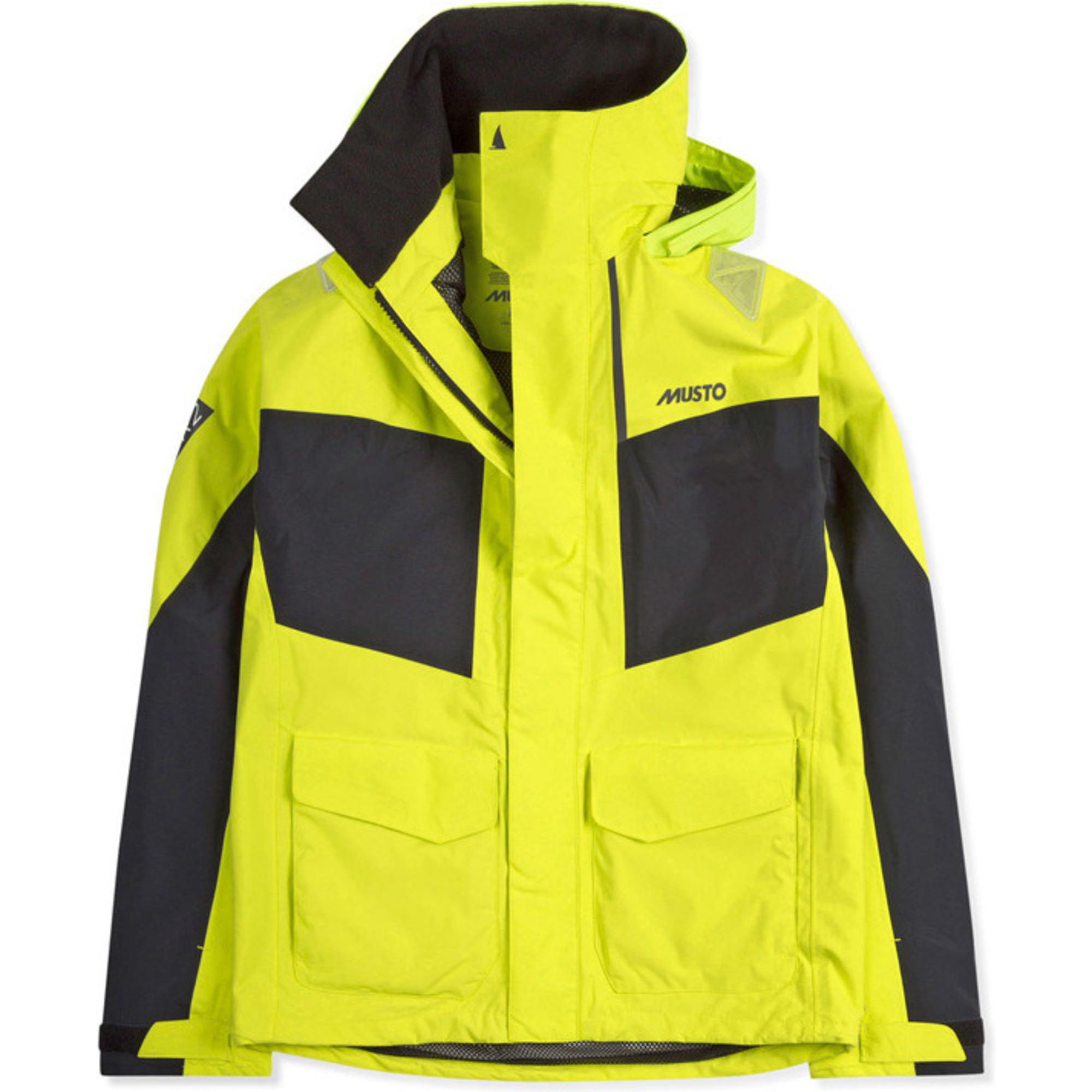2019 Musto Mens BR2 Coastal Jacket Sulphur Spring / Black SMJK055 ...