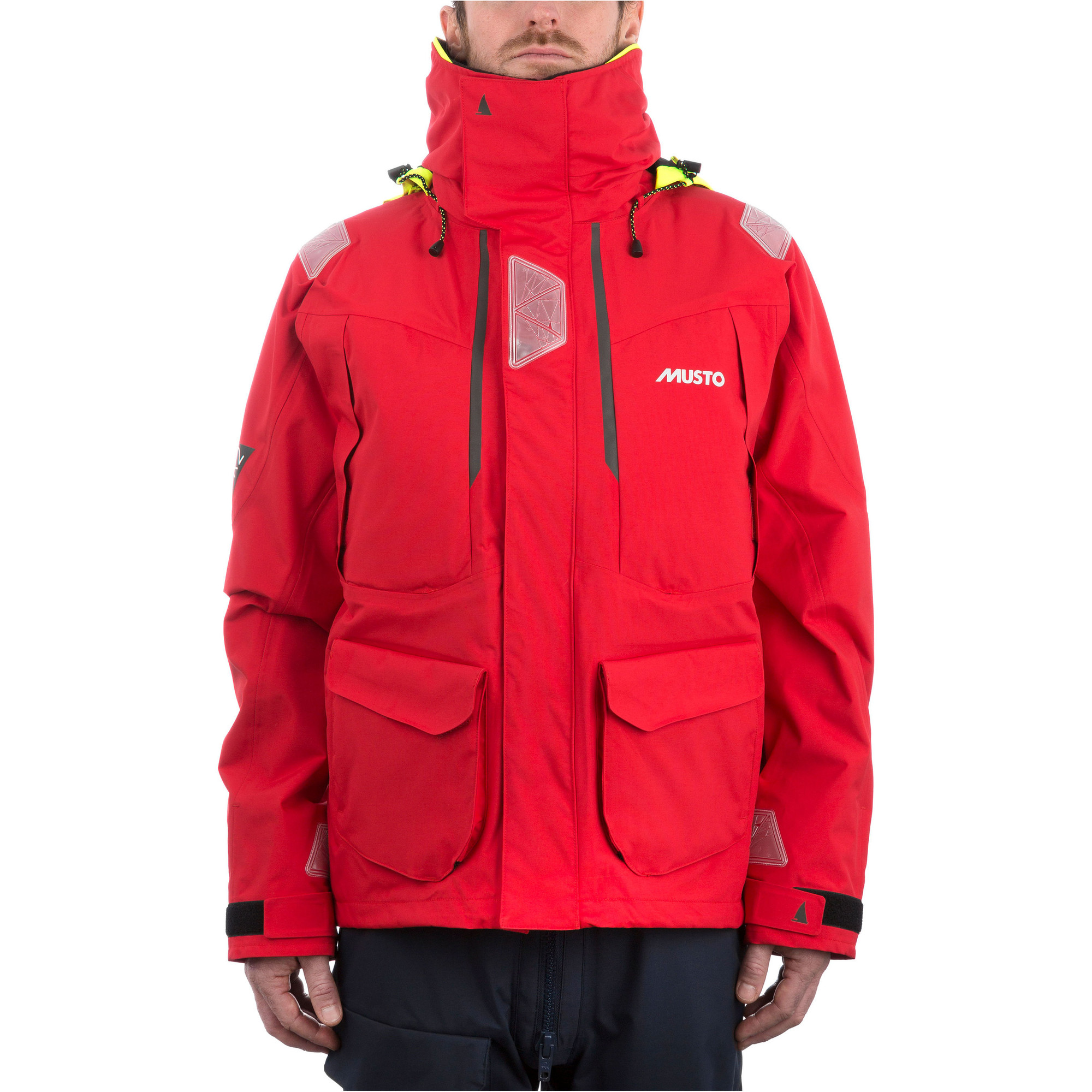 2022 Musto Mens BR2 Offshore Jacket True Red SMJK052 - Sailing ...
