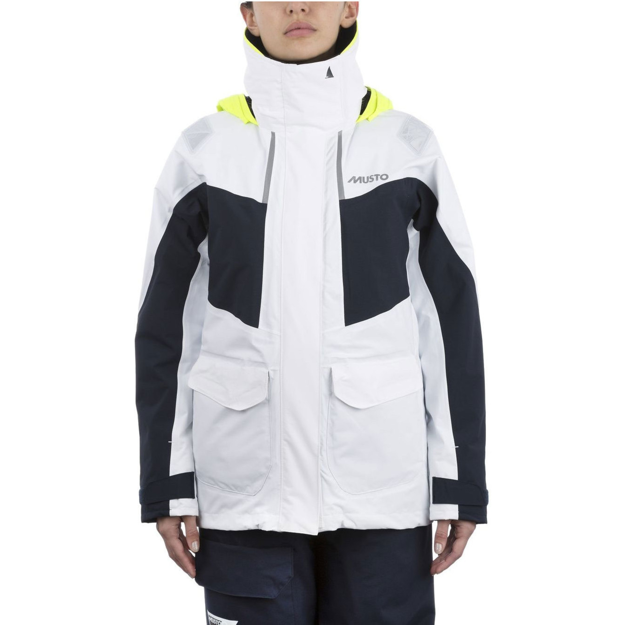 2019 Musto Womens BR2 Coastal Jacket White / Navy SWJK015 - Sailing ...