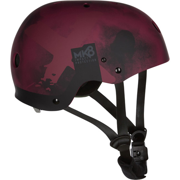 2021 Mystic MK8 X Helmet 200120 - Oxblood Red - Boardsports - Helmets ...