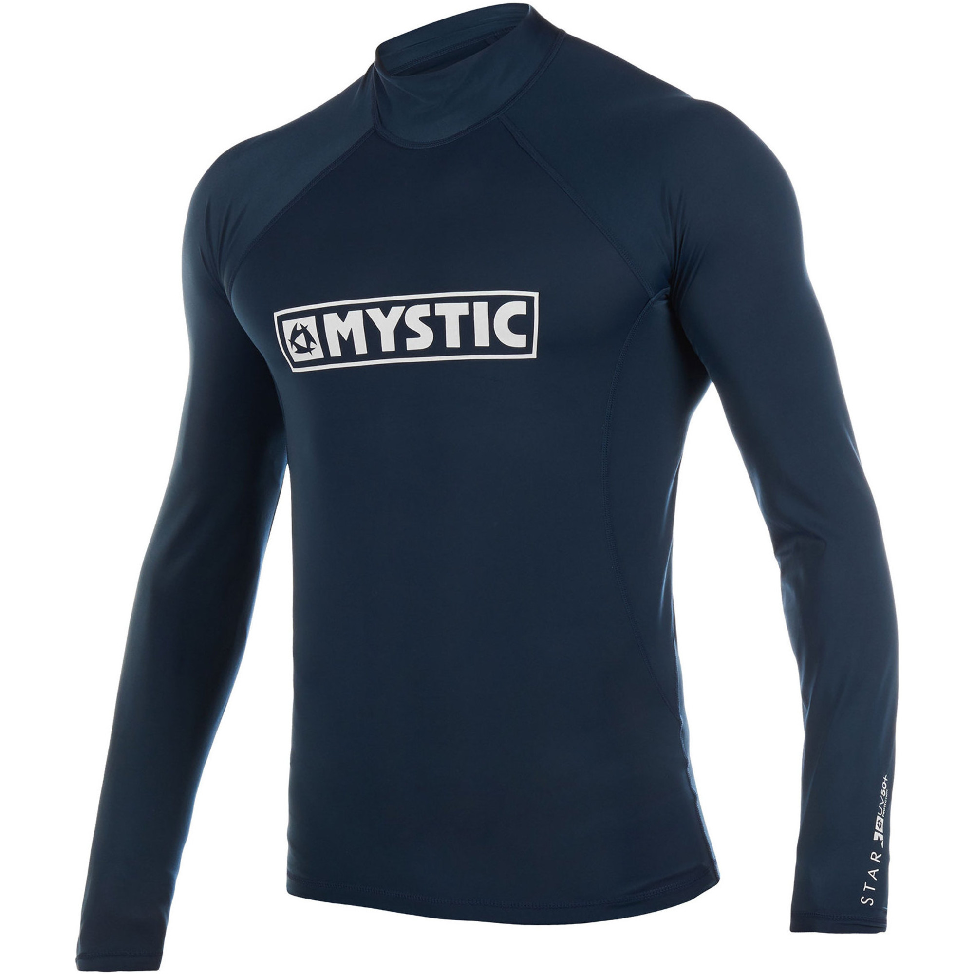 2019 Mystic Star Long Sleeve Rash Vest Navy 180112 - Wetsuits - Rash ...