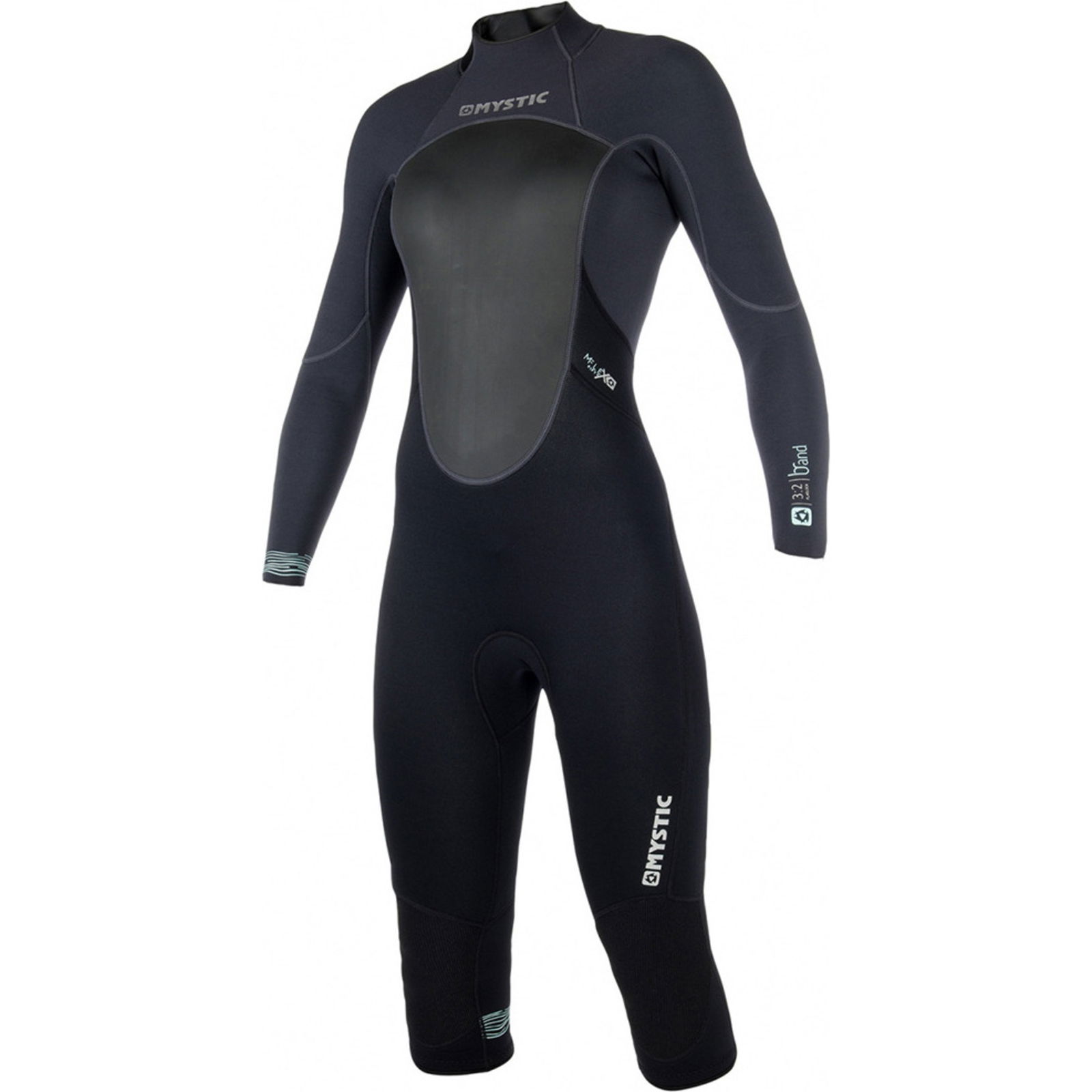 2019 Mystic Womens Brand 3/2mm Back Zip Long Arm Short Leg Wetsuit ...