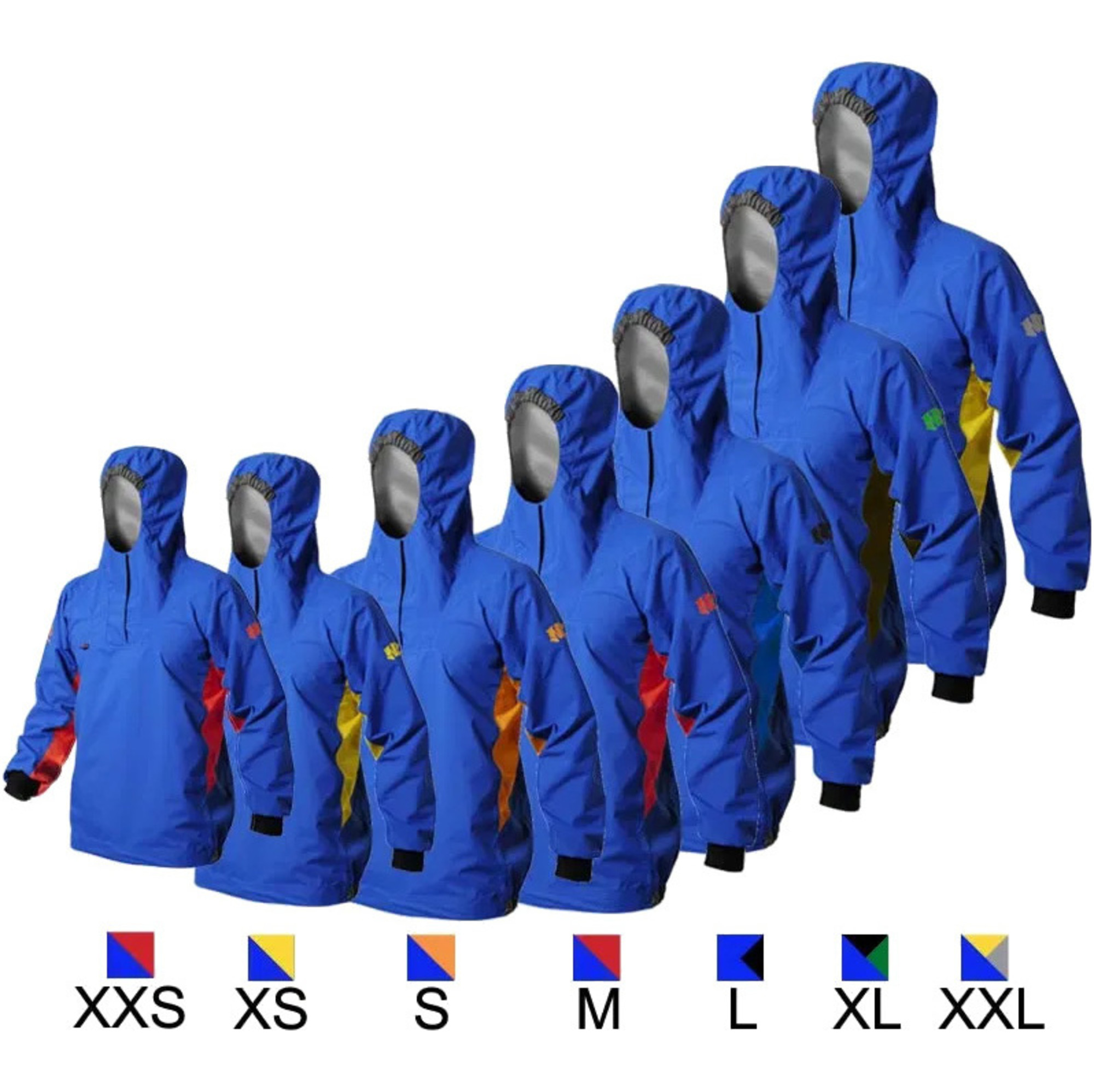 2025 NKE Centre Junior Kayak Smock JA02 - Blue - Canoe & Kayak - Cags ...