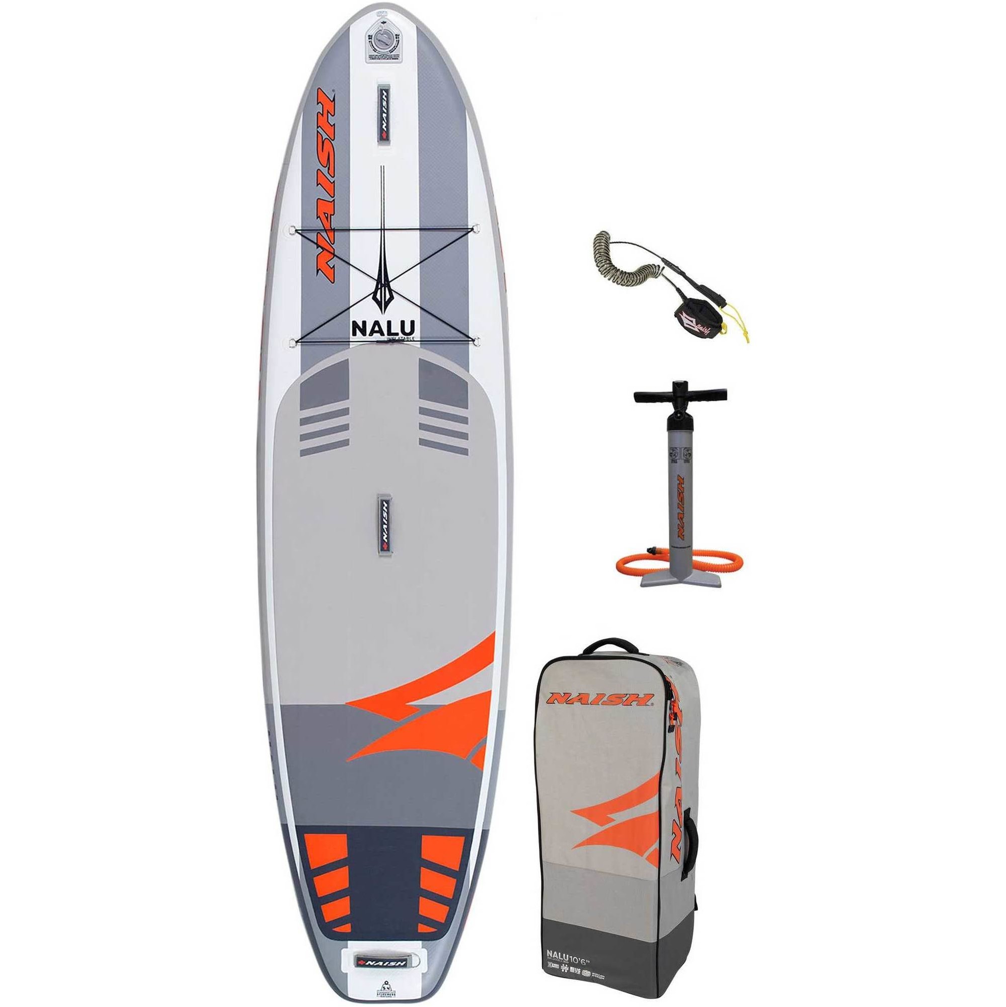 2020 Naish Nalu 10'6 X 32 Stand Up Paddle Board Package Inc Bag Pump ...