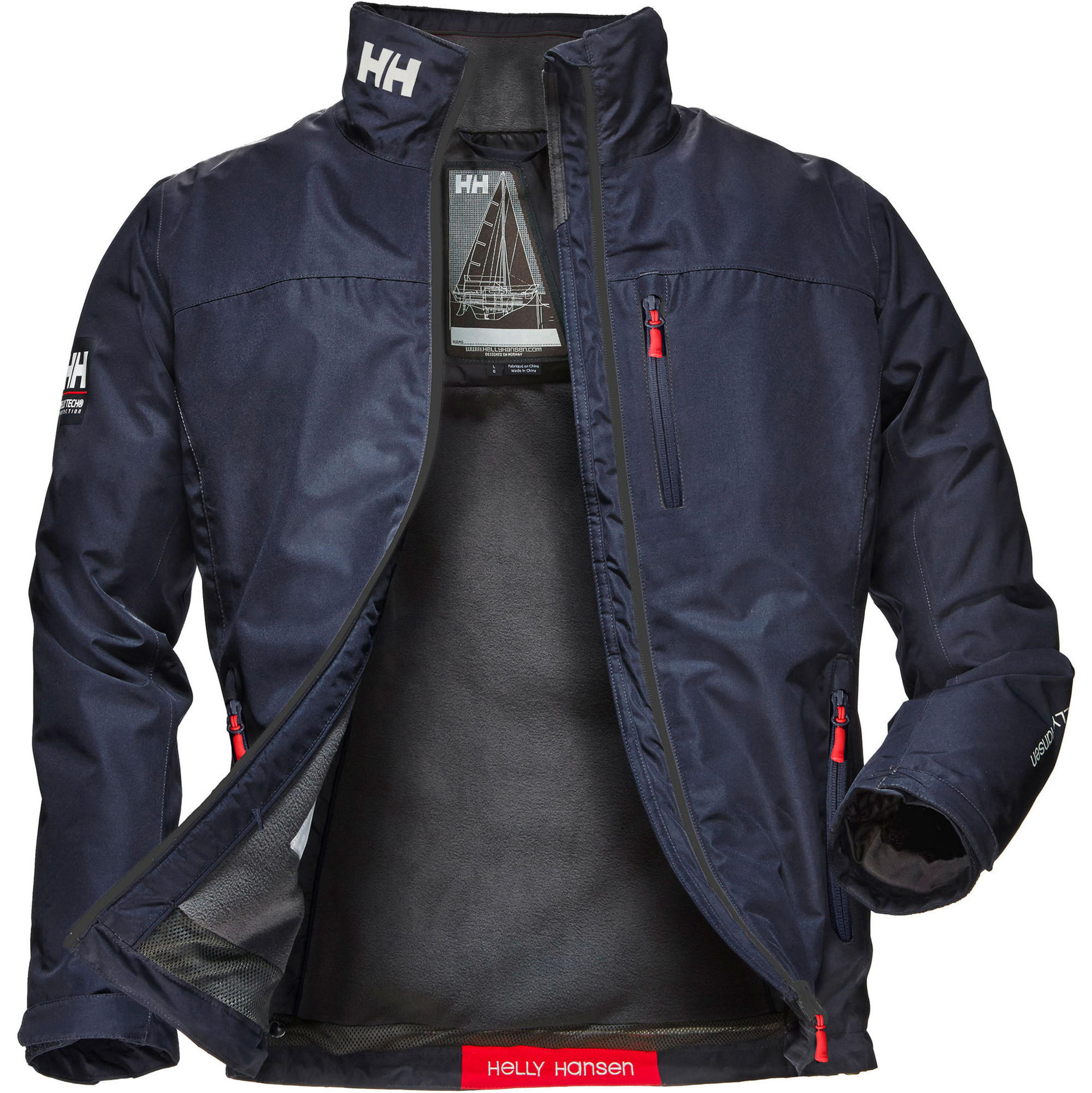 Helly Hansen Mens Crew Midlayer Jacket 2019 30253 | sailing | Jacket ...