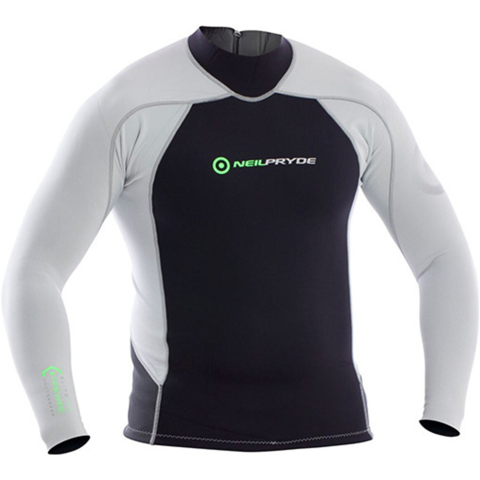 Neil Pryde Elite Firewire 1mm Long Sleeve Top Black / Silver SAB607 ...