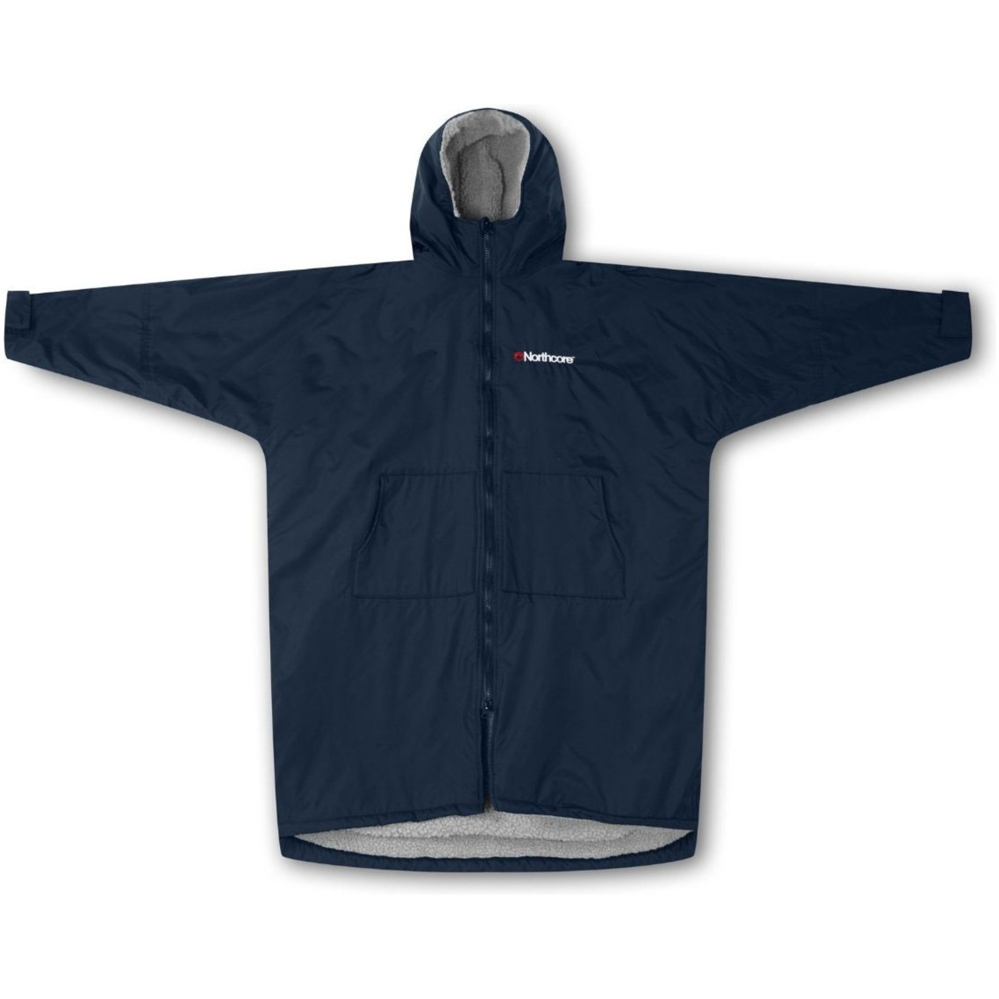 Northcore Beach Basha Sport Long Sleeve Changing Robe Blue NOCO24N ...