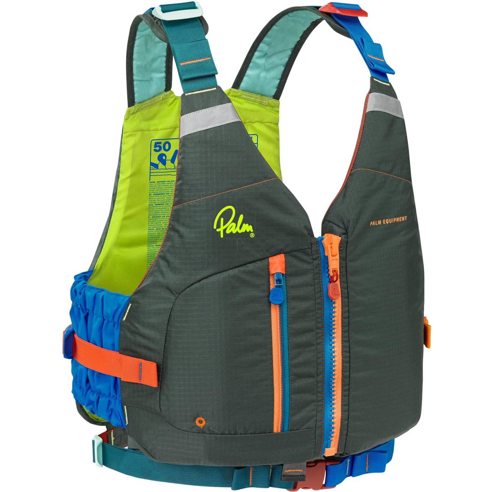 2025 Palm Meander Touring Kayak PFD 12641 - Harlequin - Canoe & Kayak ...
