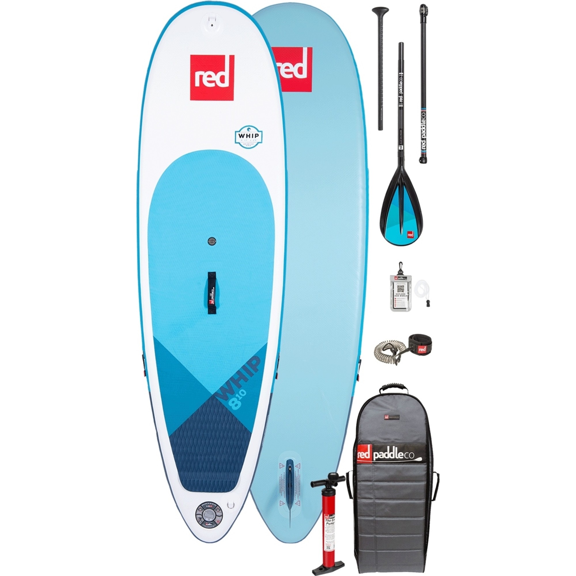 2020 Red Paddle Co Whip MSL 8'10 Inflatable Stand Up Paddle Board ...