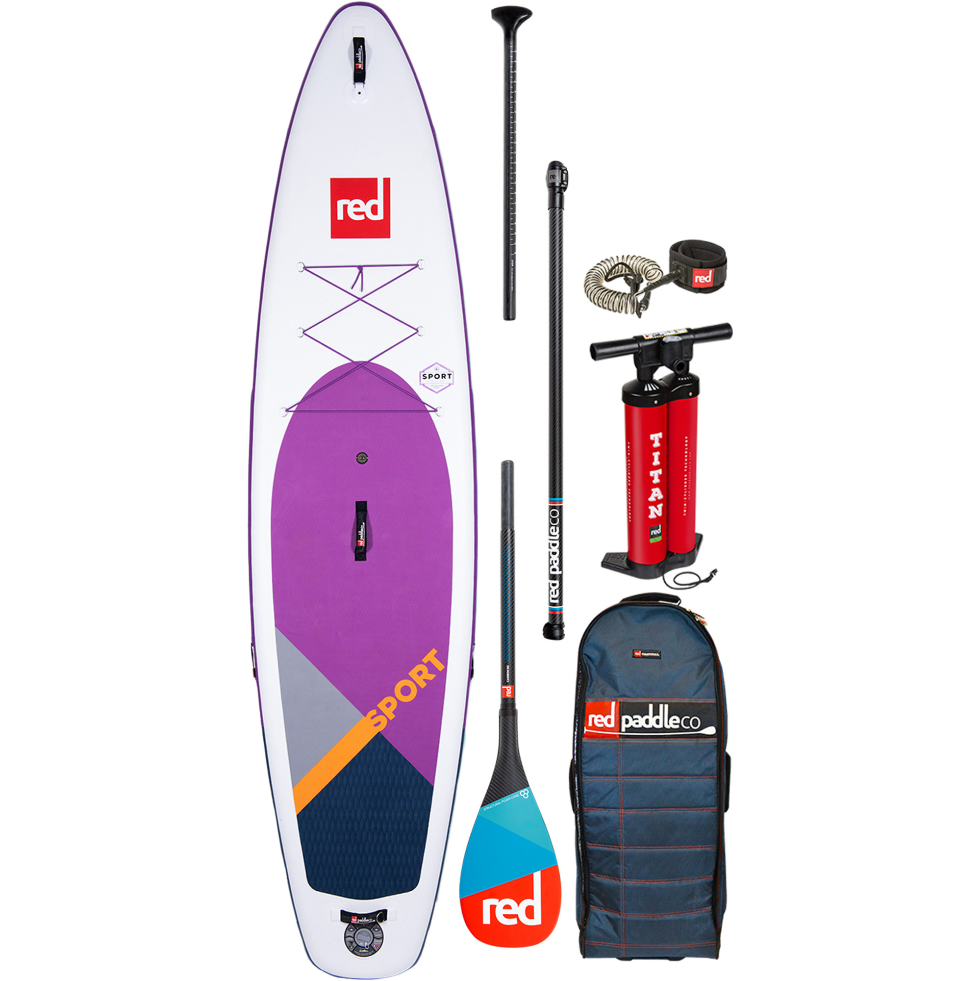 Red Paddle Co Sport MSL SE Purple 11'3 Inflatable Stand Up Paddle Board ...
