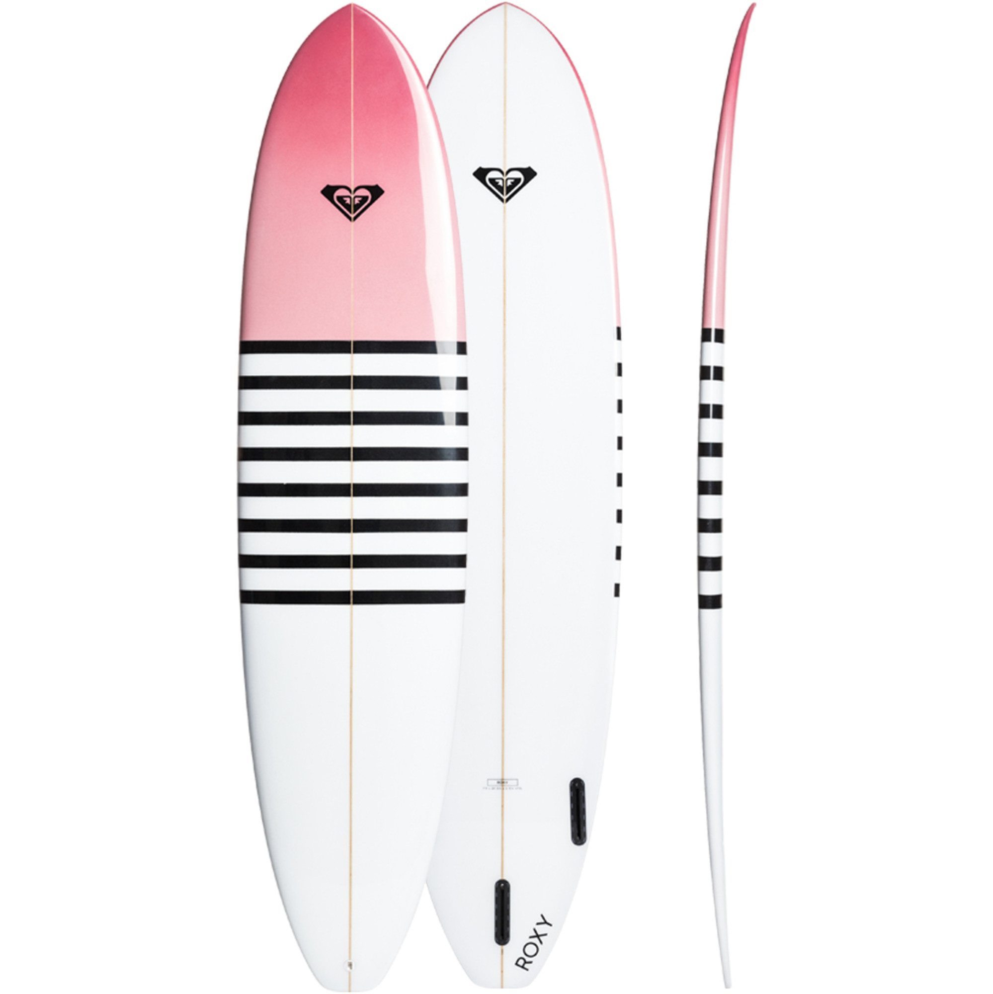 Roxy Euroglass Surfboard Minimalibu 7'3 Tropical Pink - EGLXSBMM73 ...