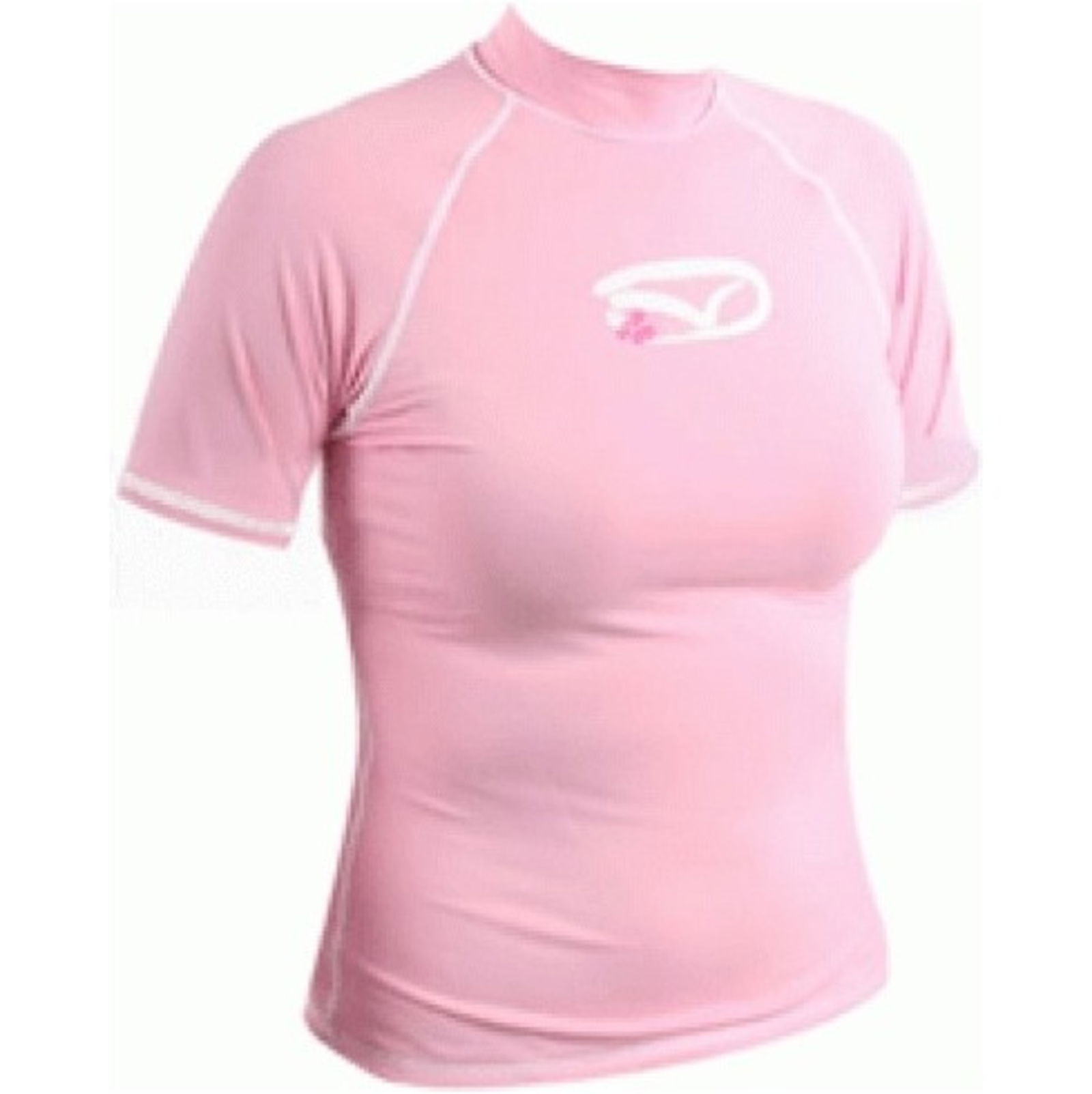 Gul Girls Short Sleeved Seaspray Rash Vest in PINK RG0312 - Wetsuits ...